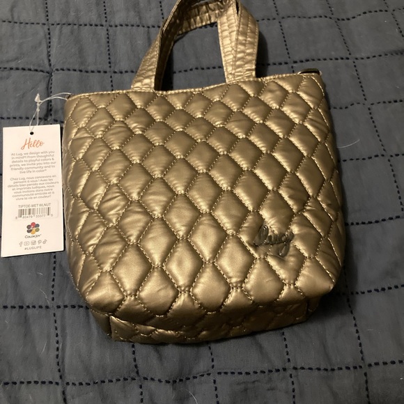 lug | Bags | Nwt Lug Tip Toe Small Convertible Crossbody Bag Metallic ...